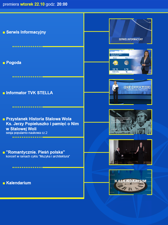 Program TVK Stella | STELLA Telewizja Kablowa